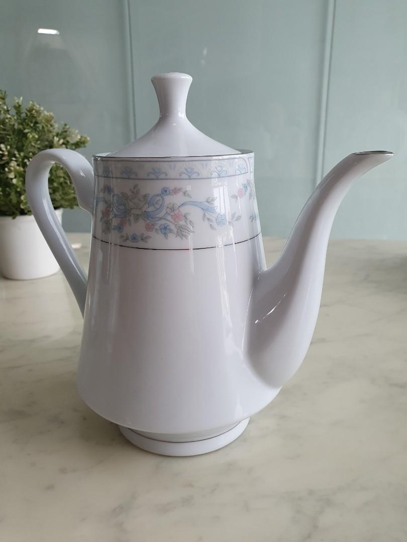 Vintage Floral Crown Ming Fine China Full Tea Set & Dinner Plates w ...