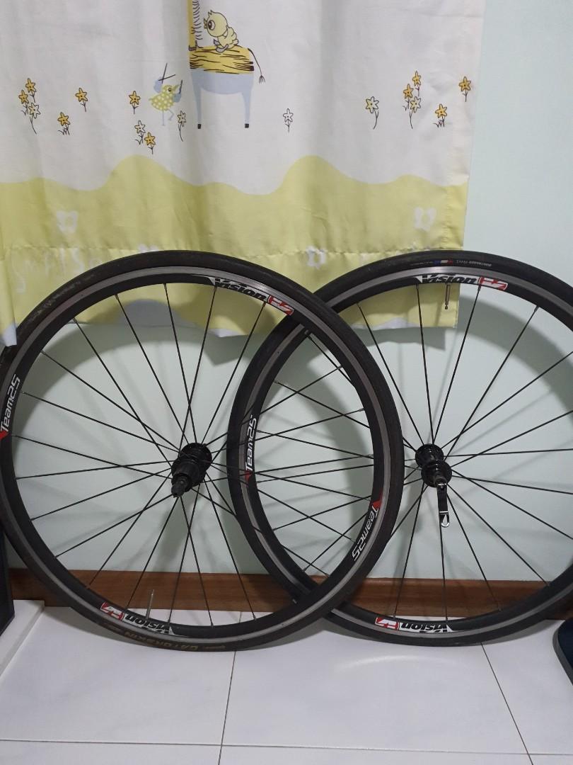 Vision team 25 wheelset, Sports Equipment, Bicycles & Parts, Parts ...