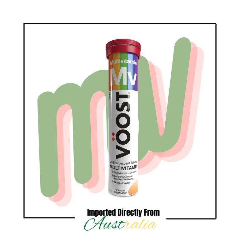 Voost Multivitamins Effervescents - 20 Tabs Orange Flavour, Health ...