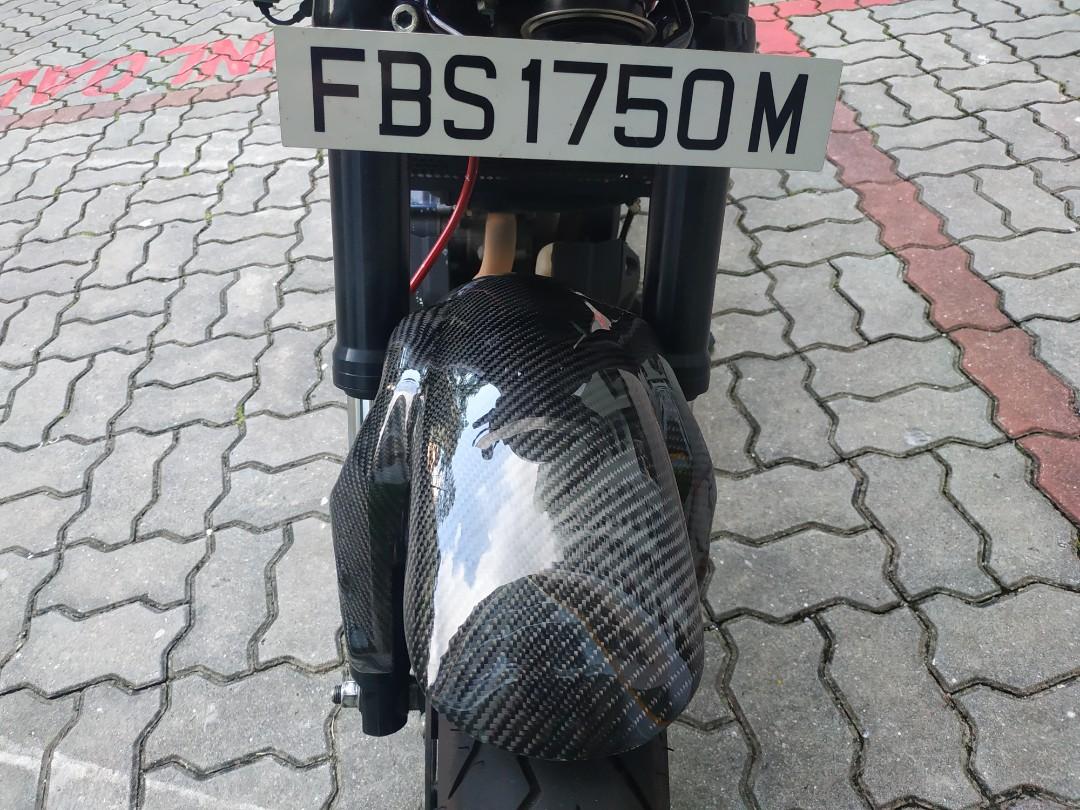 [XSR 155] Front Fender XSR155 - Carbon Kevlar, Motorcycles, Motorcycle ...