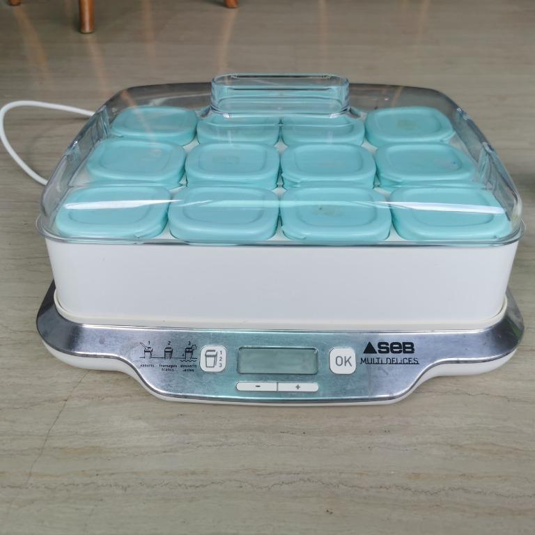 YOGURT/DESERT MAKER 12 POTS - SEB MULTIDELICE, TV & Home Appliances ...