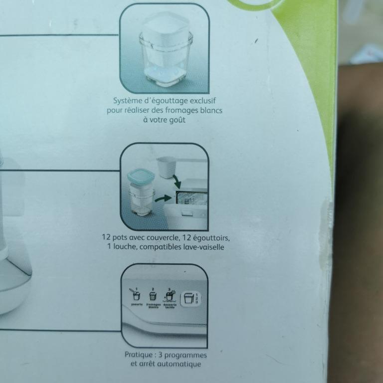 YOGURT/DESERT MAKER 12 POTS - SEB MULTIDELICE, TV & Home Appliances ...