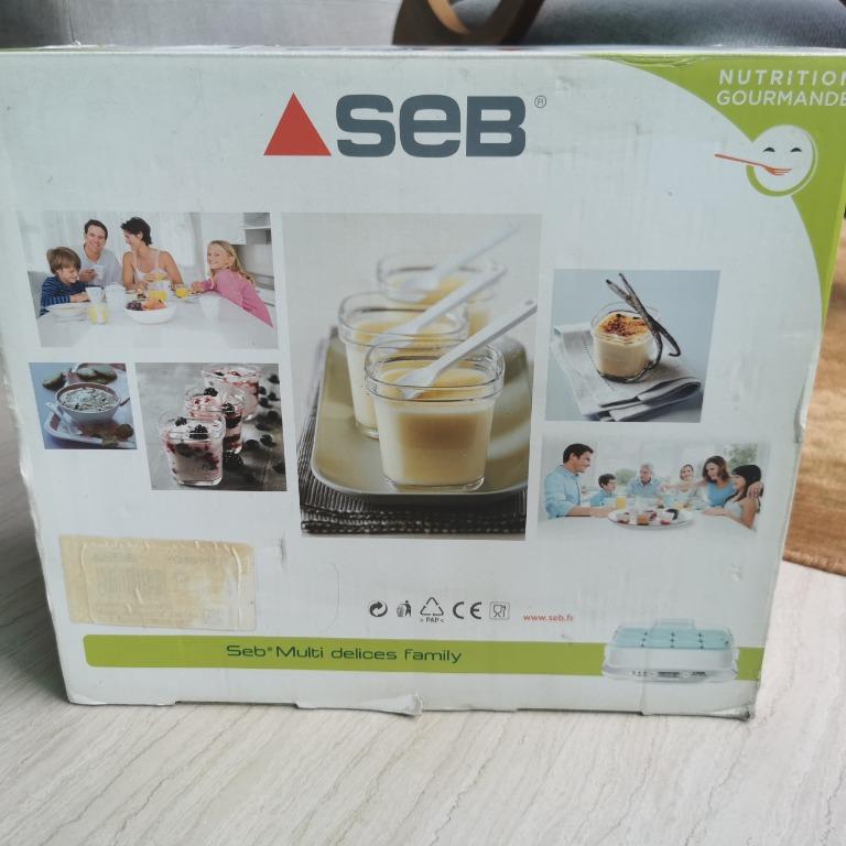 YOGURT/DESERT MAKER 12 POTS - SEB MULTIDELICE, TV & Home Appliances ...