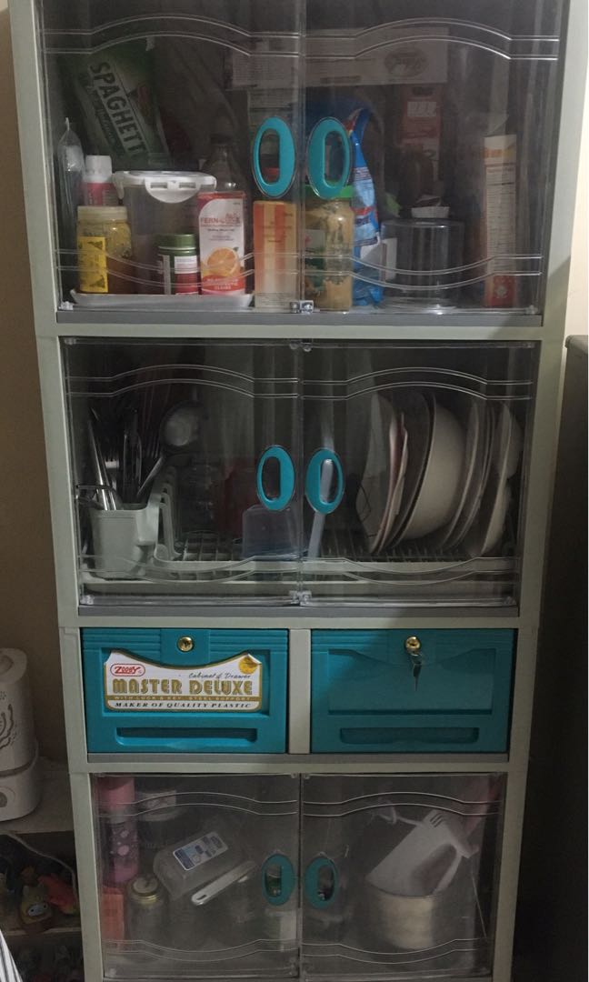 Zooey Dish/storage cabinet, Furniture & Home Living, Furniture, Shelves ...