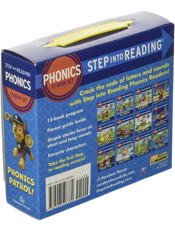 12 books set: Paw Patrol Phonics Box Set (PAW Patrol) (Step Into Reading), Hobbies & Toys, Books ...