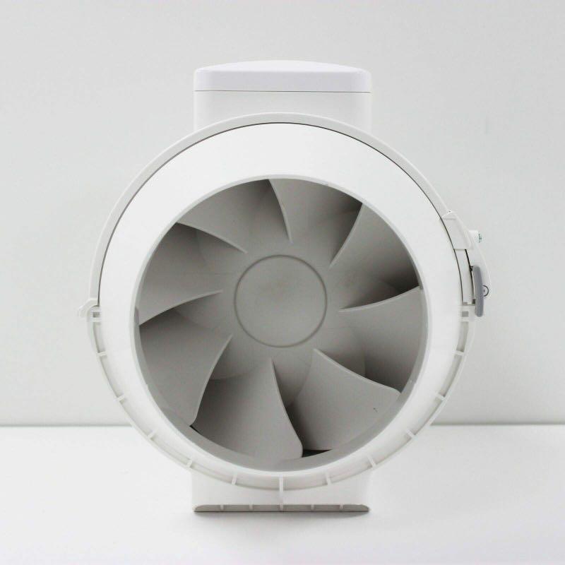 150 mm Silent In-line Toilet Ventilator Powerful Ventilation Damp ...