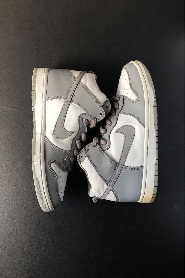 2002 Medium Grey Dunk High, Men's Fashion, Footwear, Sneakers on Carousell