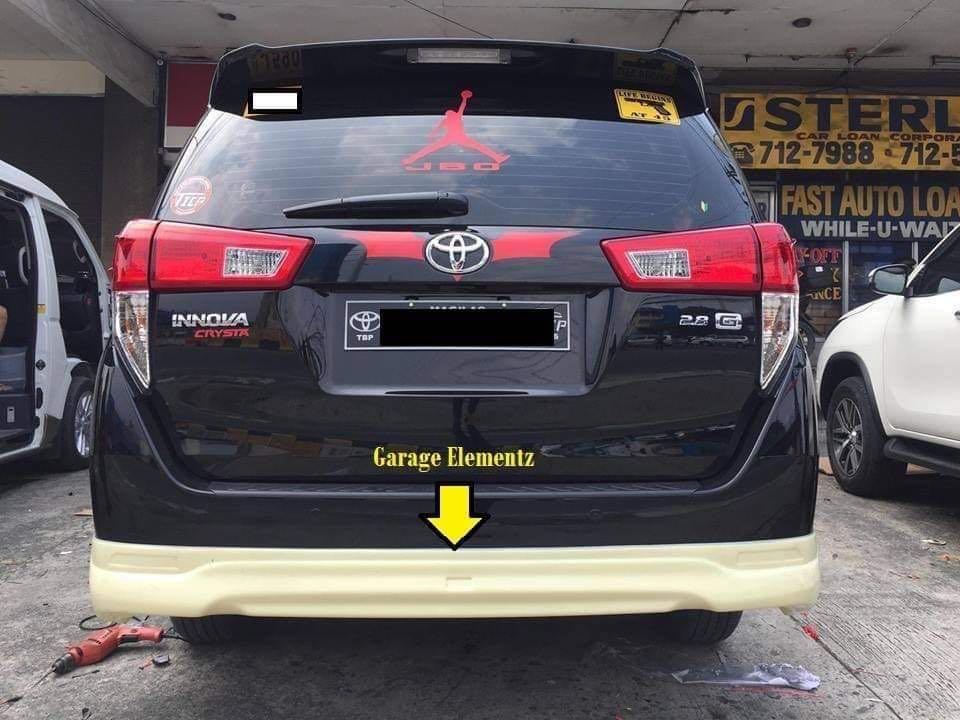 2016 to 2020 Toyota Innova Bodykit Thailand Abs Plastic Chin body kit ...