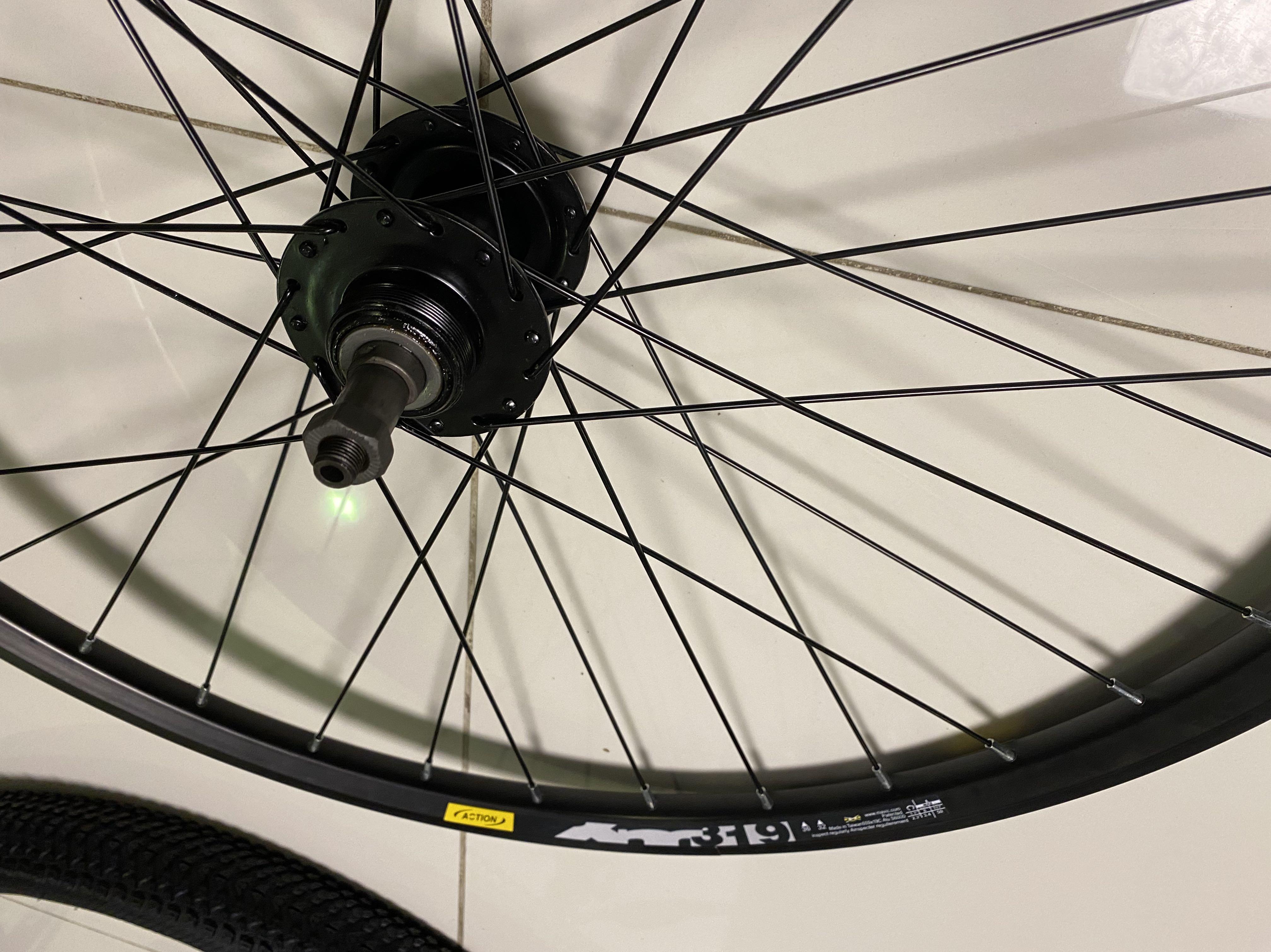26” MTB Wheel Set (7/8/9 speed threaded freewheel), Sports Equipment ...