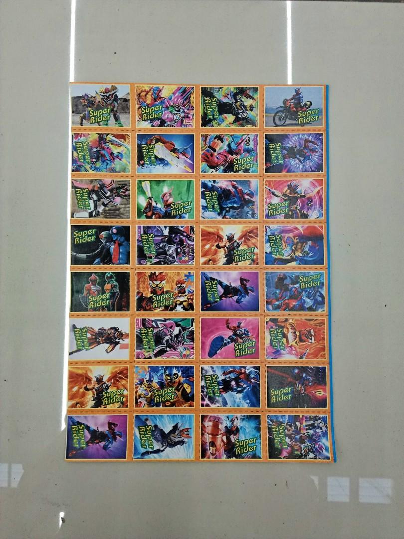 32 pcs Kamen Rider/Masked Rider Playing Cards, Kad Tepuk., Hobbies ...