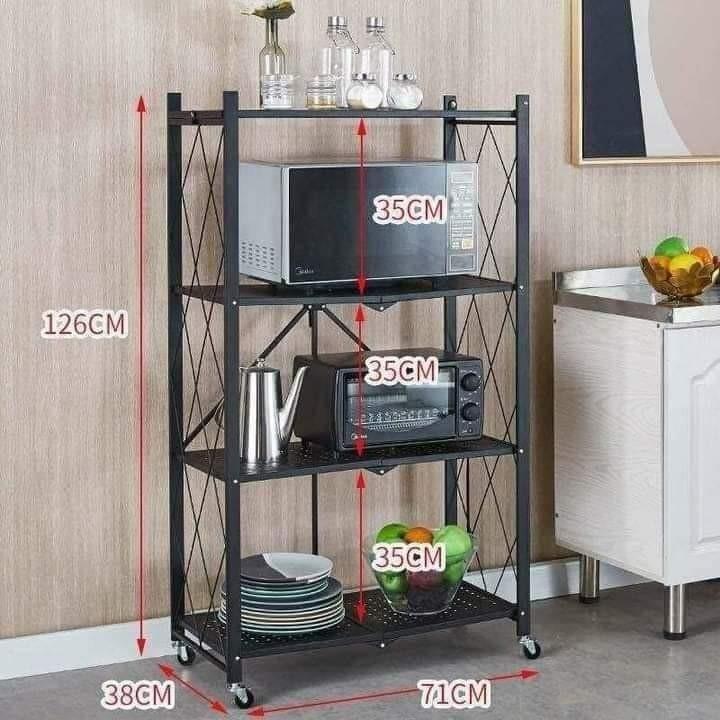 4 LAYER KITCHEN RACK, Furniture & Home Living, Kitchenware & Tableware ...