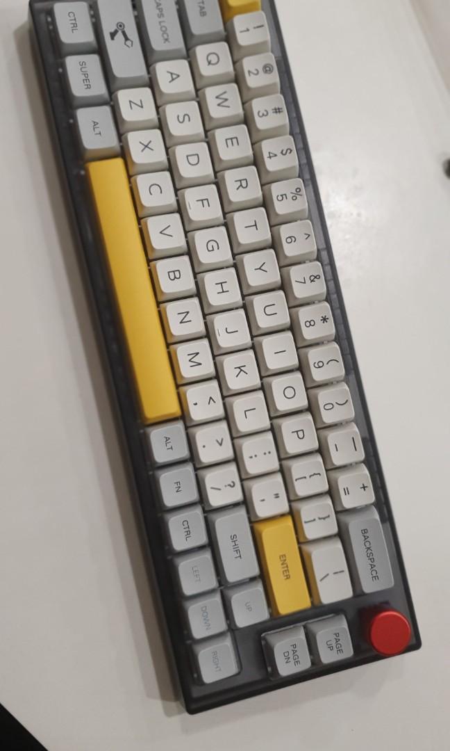 Mk 66 pro with knob. 65% mechanical keyboard wireless bluetooth ...