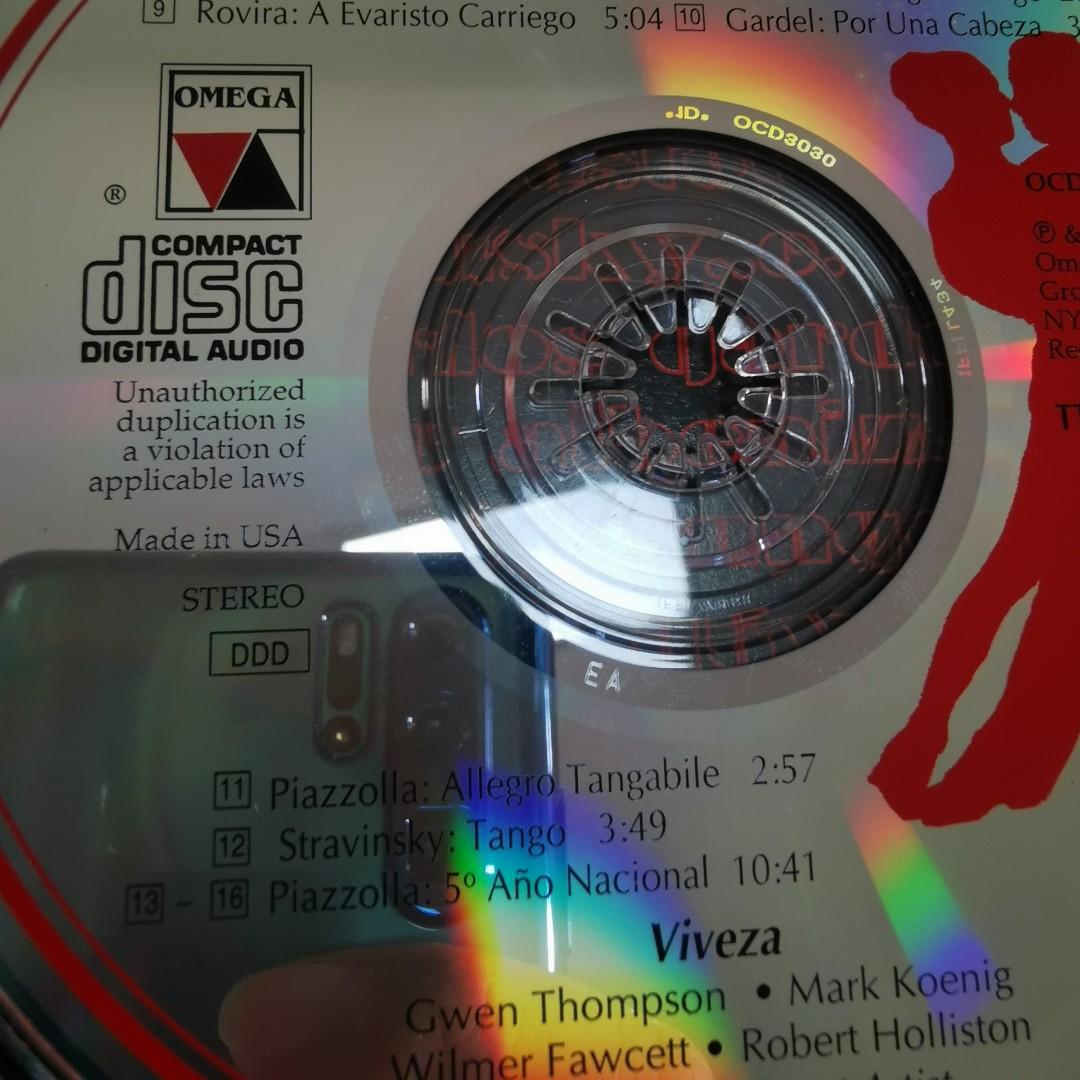 95％new 美國製 TANGO TANGO Viveza 有史以來最暢銷探戈演奏專輯 CD / 1998年 早期版 made in USA ...