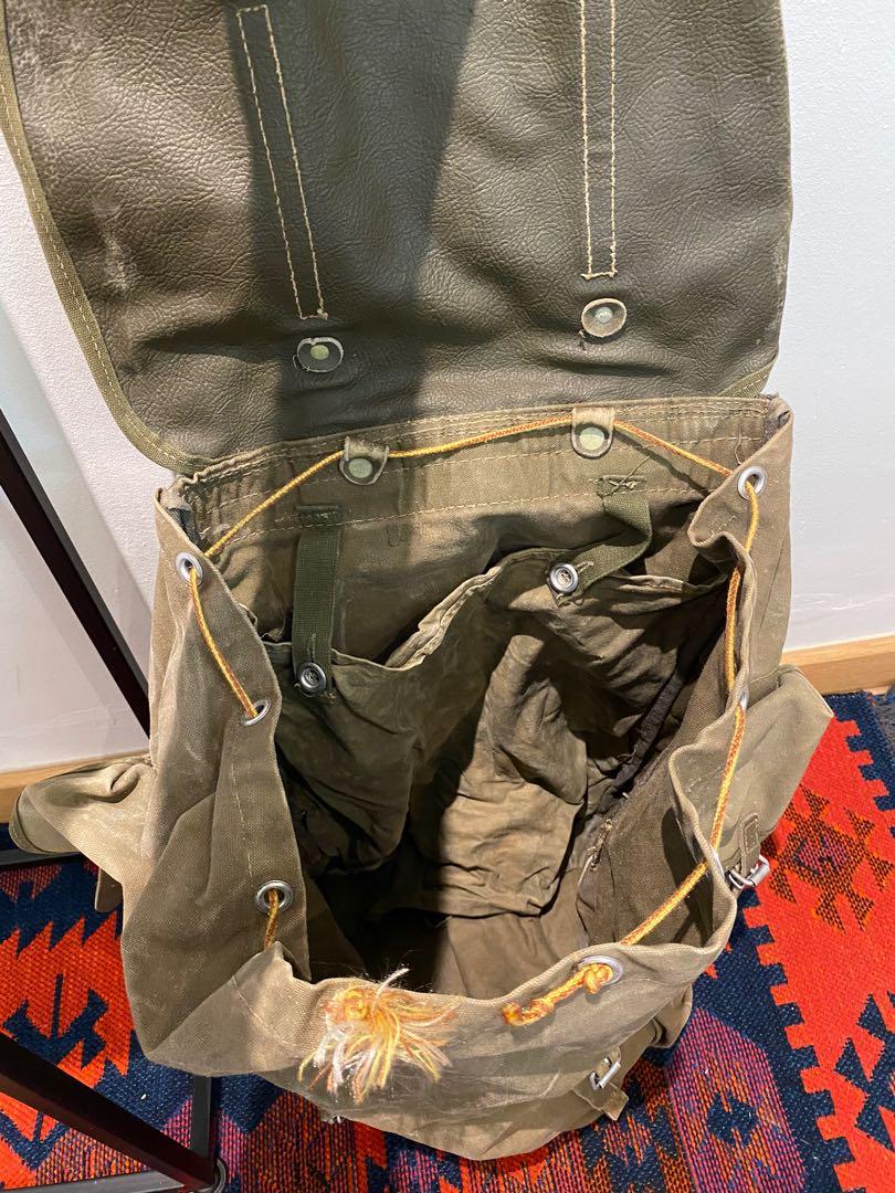 - Vintage Military Backpack, Men's Fashion, Bags, Backpacks on Carousell