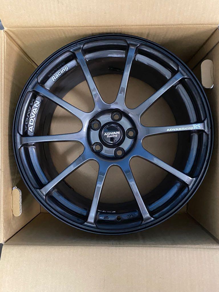 Advan RS2 17inch 5x100, Car Accessories, Tyres & Rims on Carousell