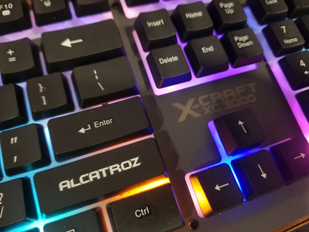 Gaming Keyboard & Mouse - Alcatroz X-Craft XC 3000 Backlight, Computers ...