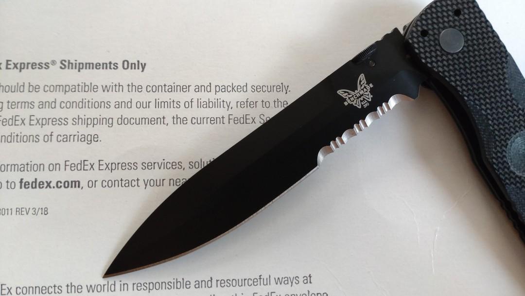 Benchmade SOCP D2 steel G10 scales, Sports Equipment, Hiking & Camping ...