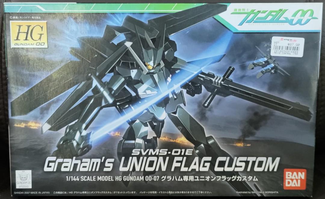 (BUILT) HG 1/144 GRAHAM'S UNION FLAG CUSTOM, Hobbies & Toys, Toys ...