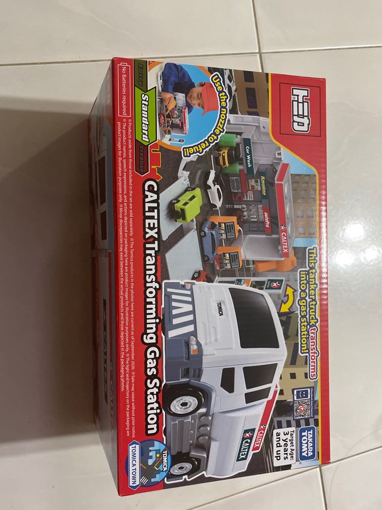 Caltex transforming gas station, Hobbies & Toys, Toys & Games on Carousell