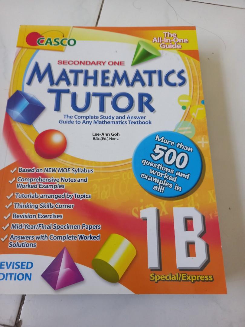 Casco secondary 1 Mathematics Tutor 1A and 1B, Hobbies & Toys, Books ...