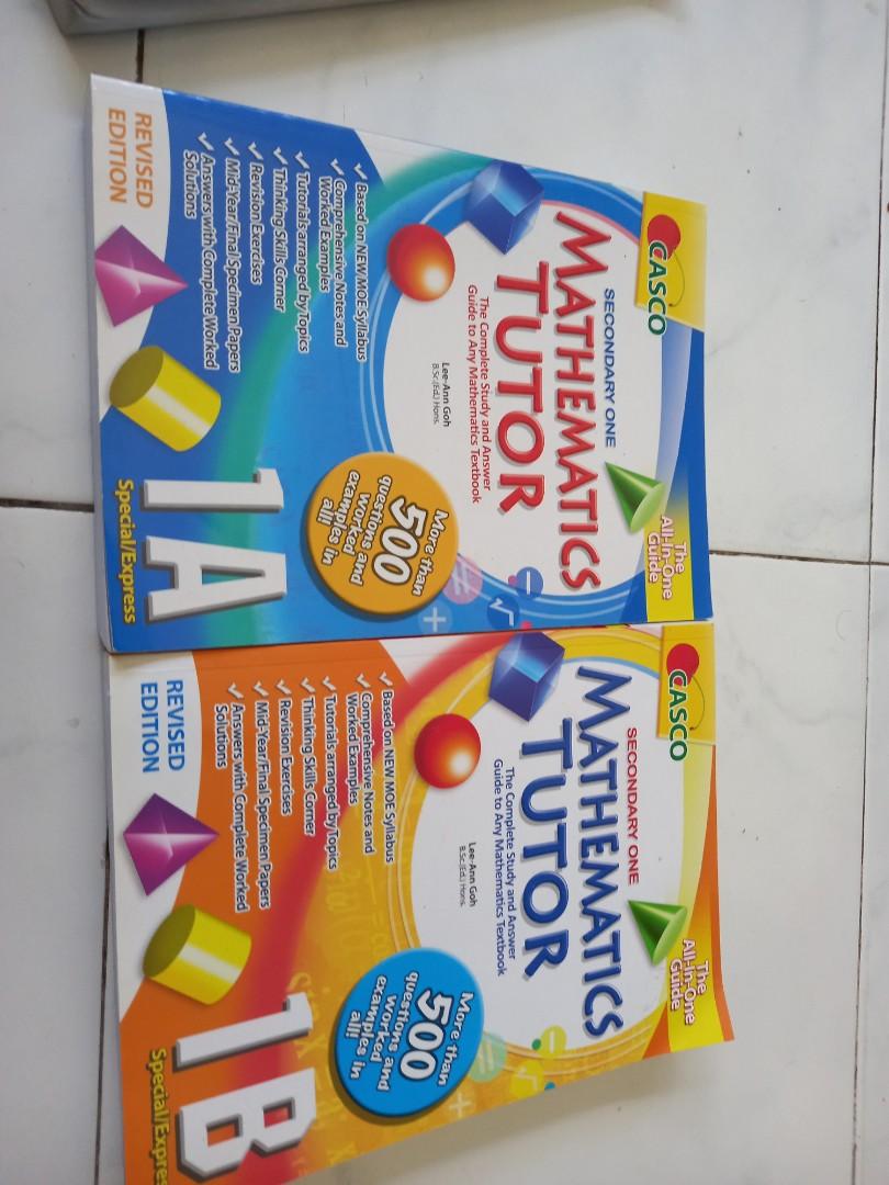 Casco secondary 1 Mathematics Tutor 1A and 1B, Hobbies & Toys, Books ...
