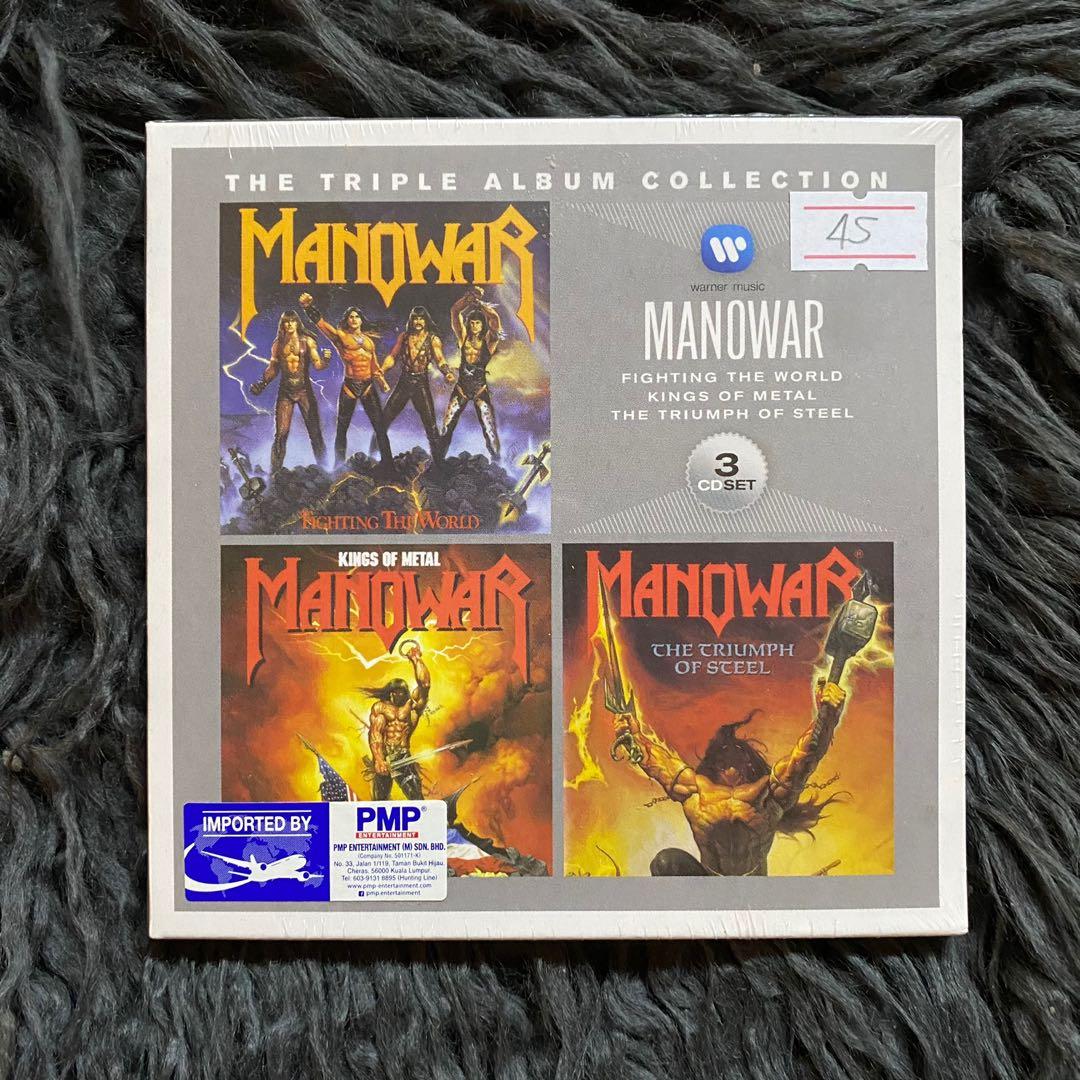 CD MANOWAR The Triple Album Collection, Hobbies & Toys, Music & Media ...