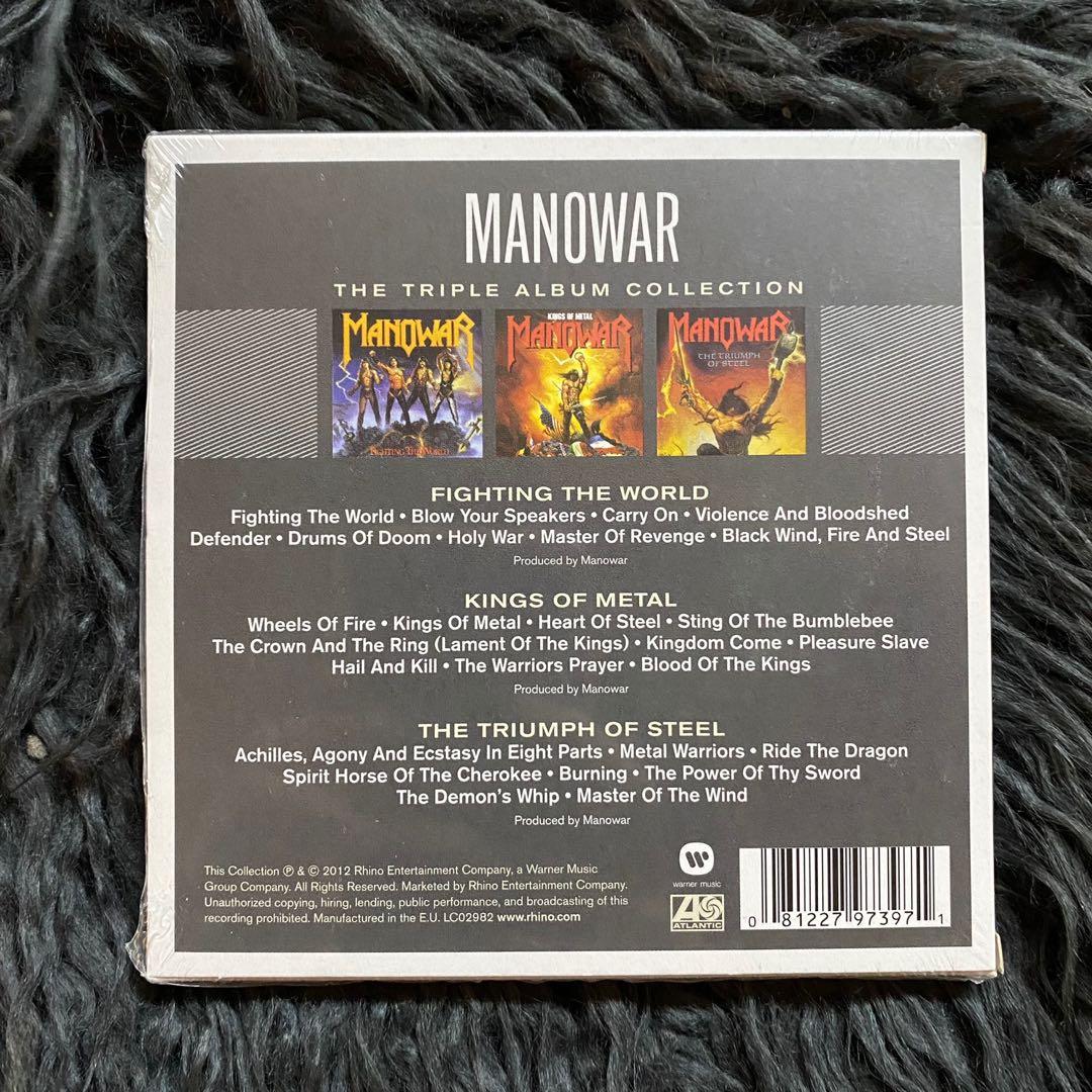 CD MANOWAR The Triple Album Collection, Hobbies & Toys, Music & Media ...