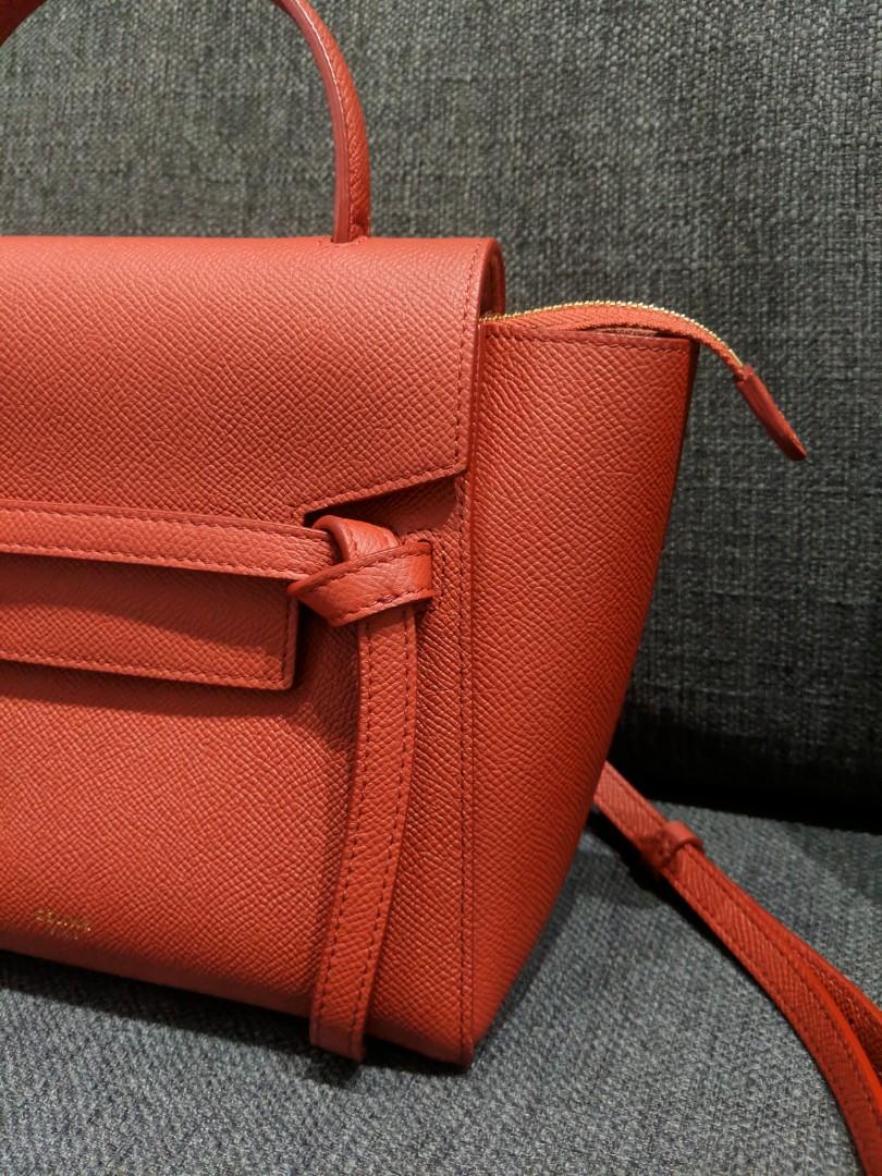 Celine nano bag fox red seasonal colour, Luxury, Bags & Wallets on ...