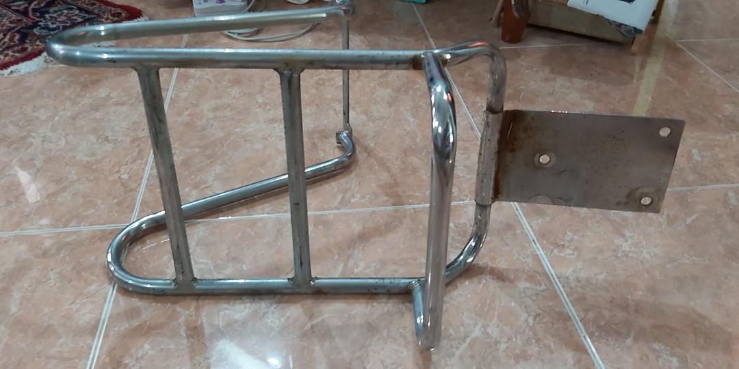 Classic Vespa Rear Rack, Motorcycles, Motorcycle Accessories on Carousell