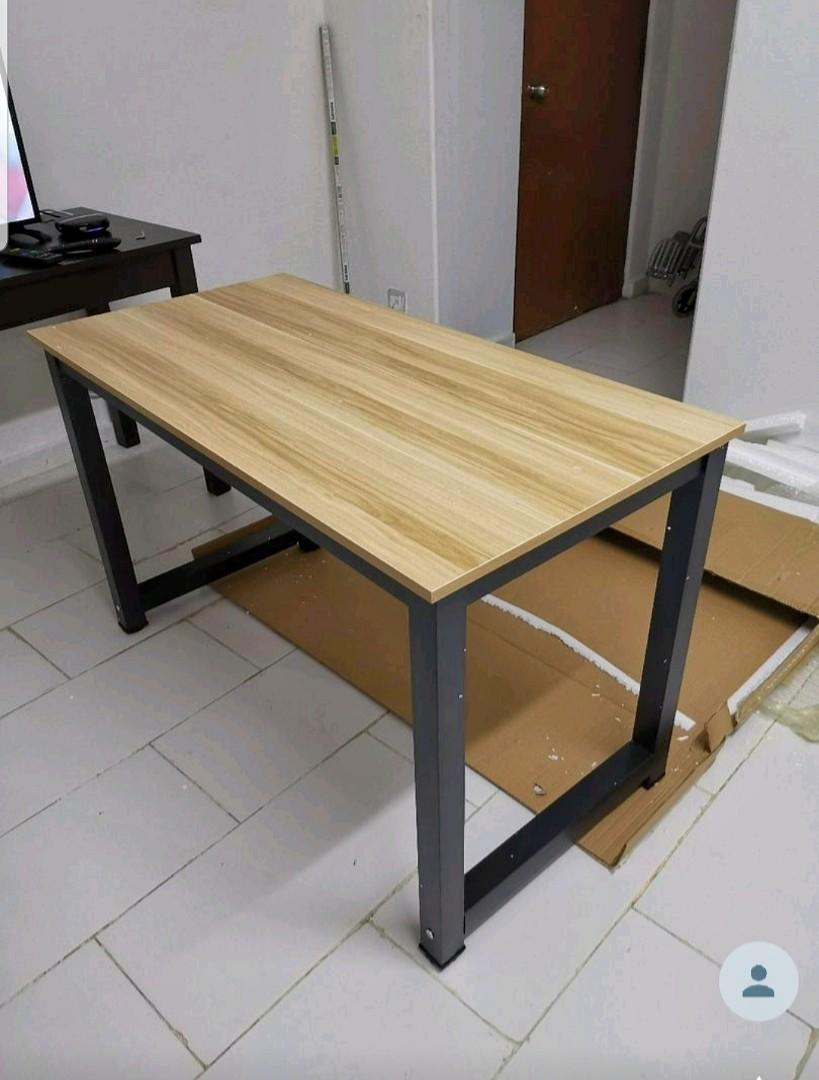 Computer Table Meja Komputer Meja Makan Meja Ofis Solid Table Office ...