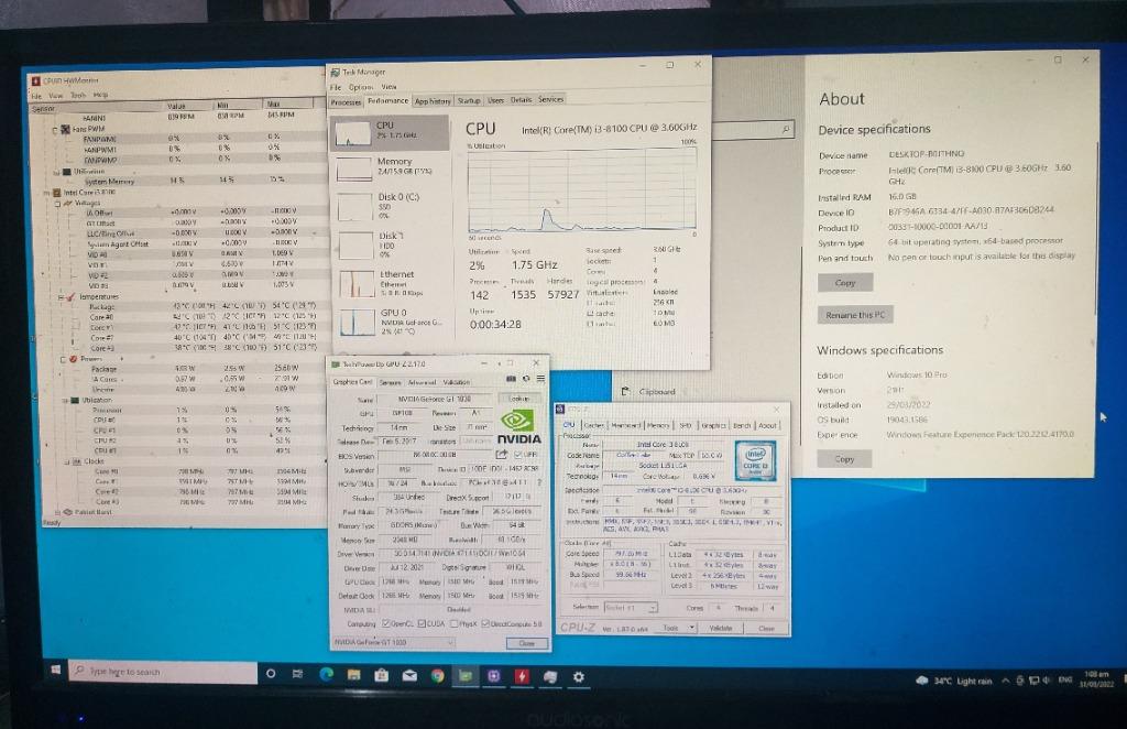CPU i3 8th Gen system unit, Computers & Tech, Desktops on Carousell