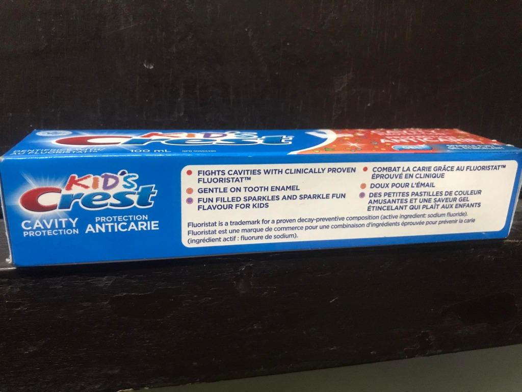 Crest Kids Toothpaste Cavity Protection 100ml, Babies & Kids, Bathing ...
