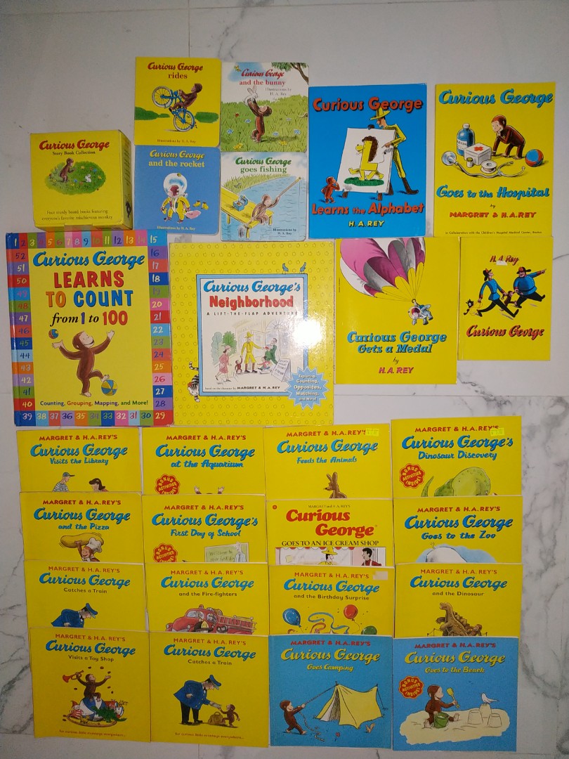 Curious George books collection, Hobbies & Toys, Books & Magazines ...
