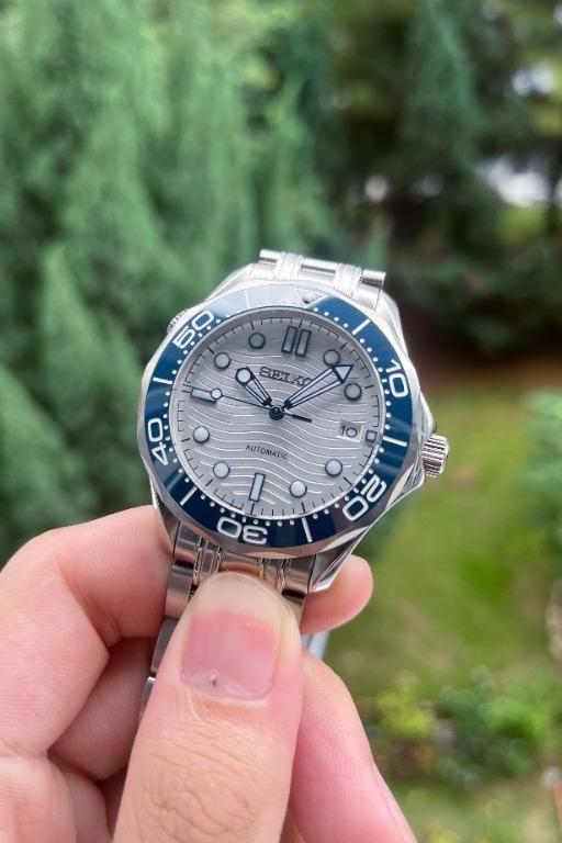 [Custom Seiko Mod] Seiko "Seamaster Professional 300m" in Silver Custom ...