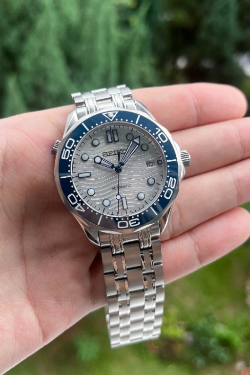 [Custom Seiko Mod] Seiko "Seamaster Professional 300m" in Silver Custom ...