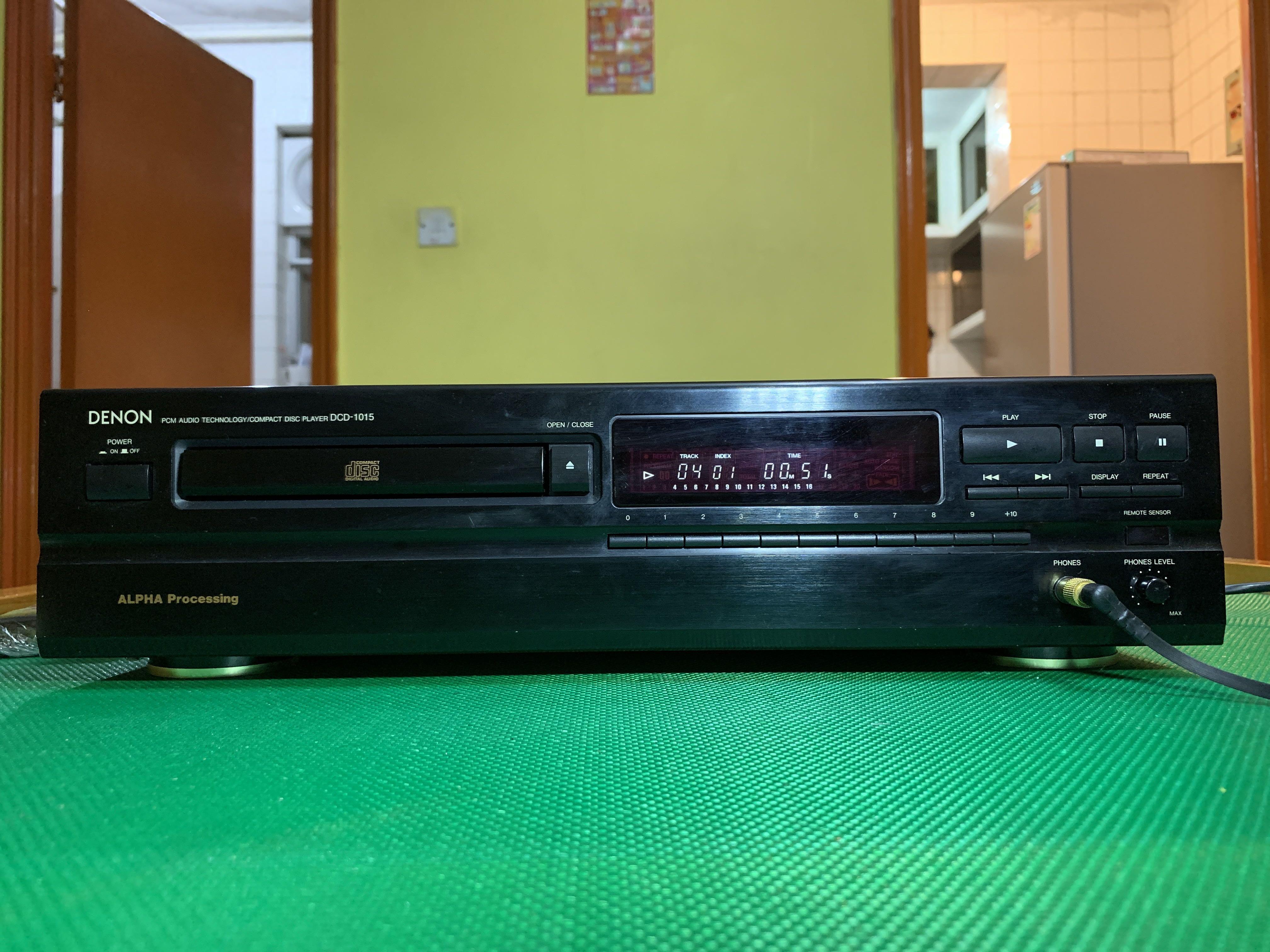DENON DCD-1015 CD PLAYER 天龍CD機, 音響器材, 音樂播放裝置 MP3及CD Player - Carousell