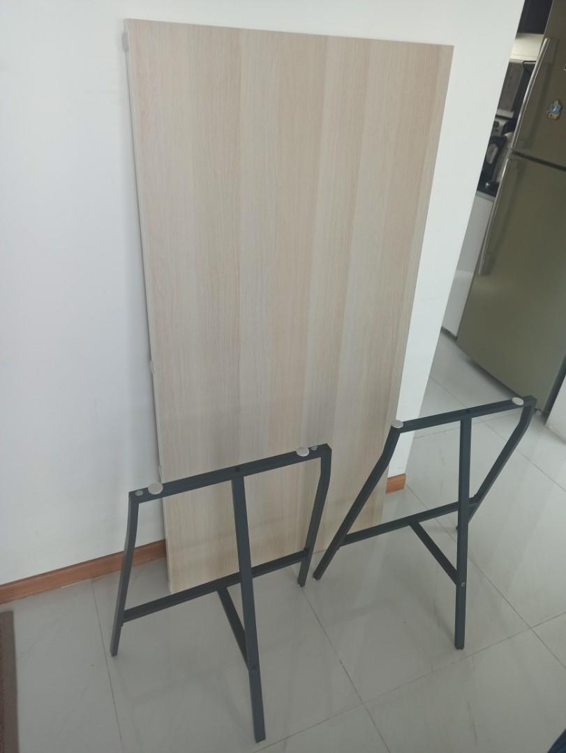 Desk table top & stands IKEA, Furniture & Home Living, Furniture ...