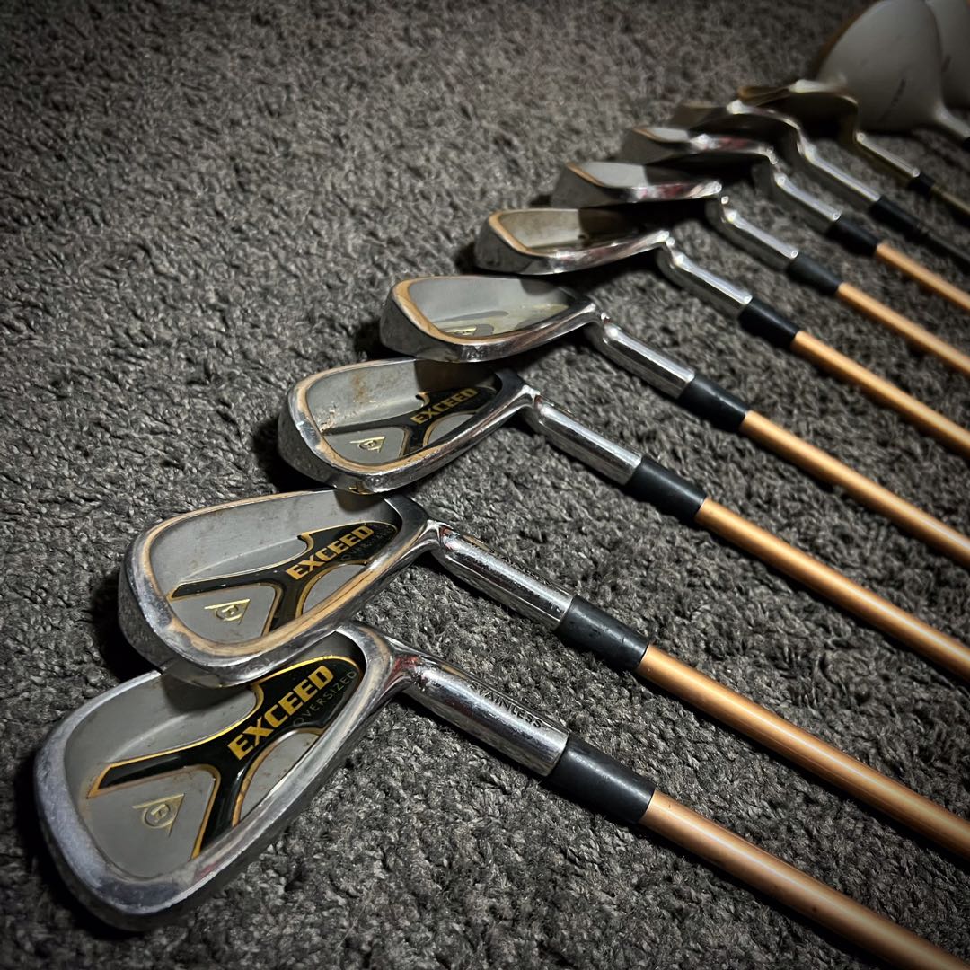 Dunlop Golf Set - 9 Irons + 2 Woods, Sports Equipment, Sports & Games ...