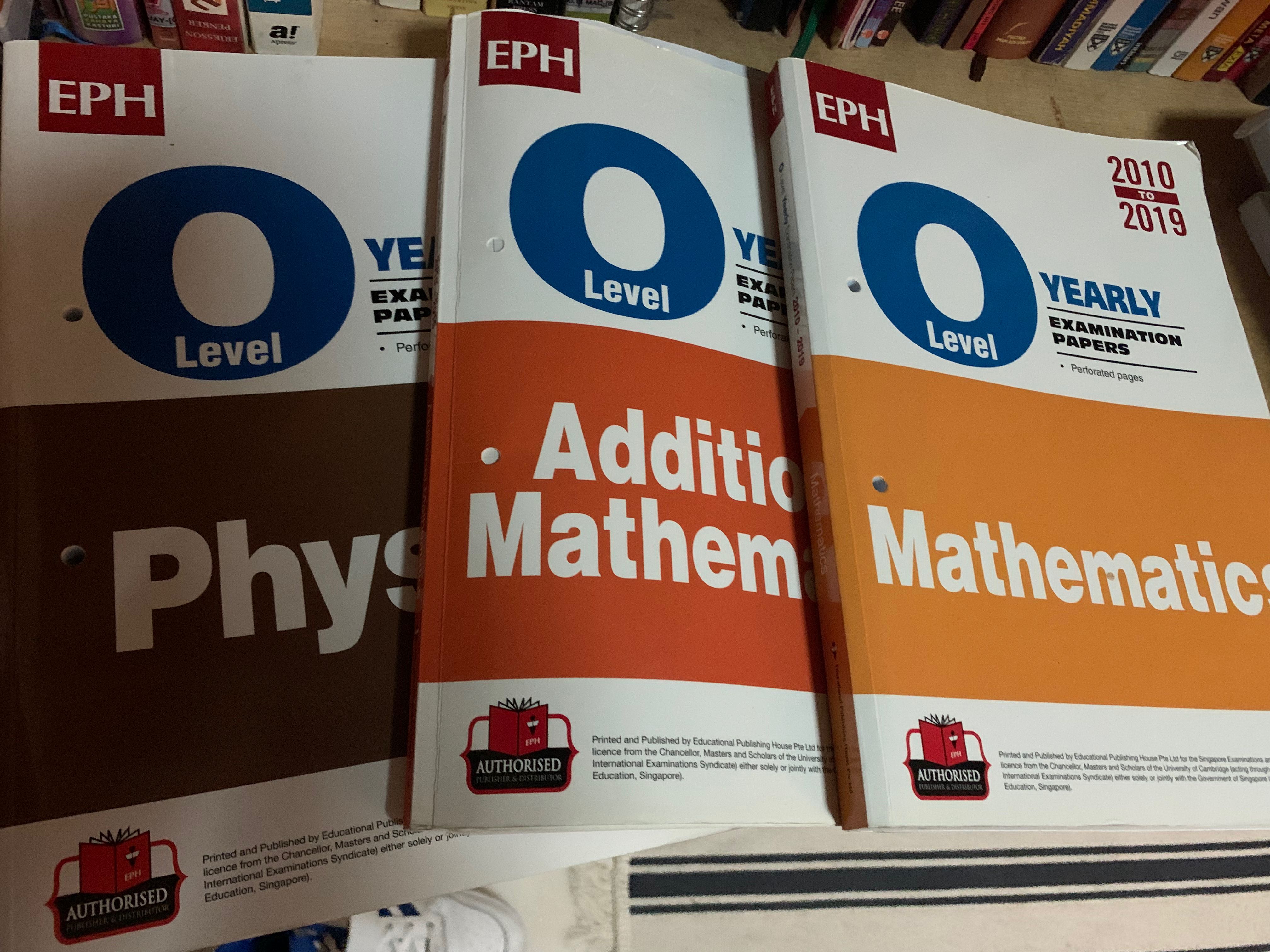 EPH O Level Yearly Examination Papers, Hobbies & Toys, Books ...