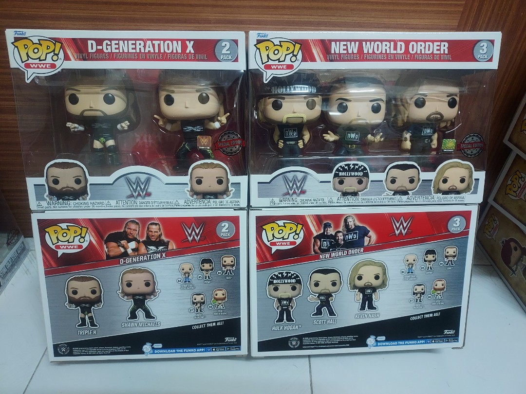 Funko WWE D-Generation X vs NWO, Hobbies & Toys, Toys & Games on Carousell