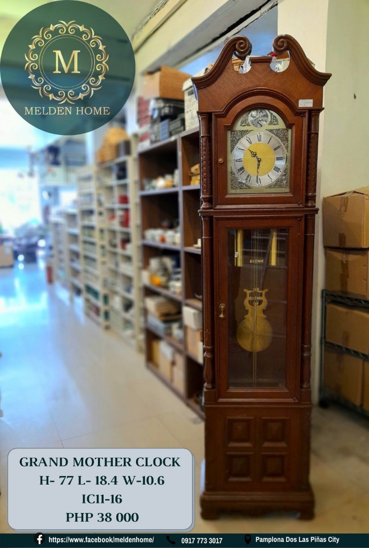 Grand Mother Clock, Furniture & Home Living, Home Decor, Clocks on ...