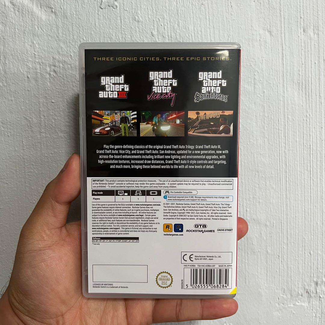 Gta Trilogy Nintendo Switch, Video Gaming, Video Games, Nintendo on ...
