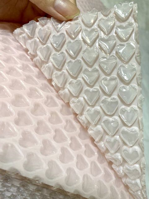 Heart Shape Bubble Wrap, Everything Else on Carousell