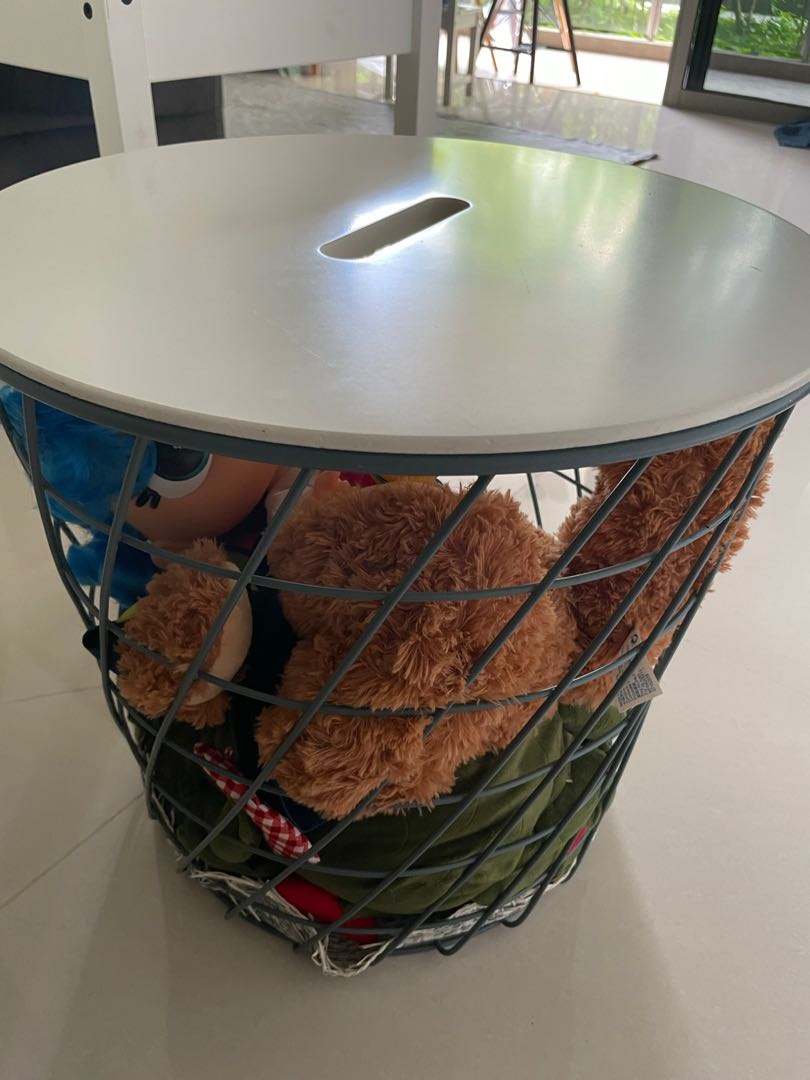 Ikea storage table, Furniture & Home Living, Home Improvement ...