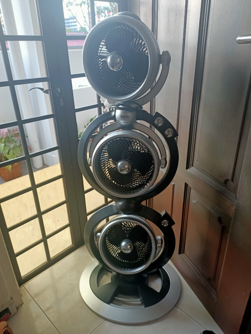 Iona 3 tier Standing pedestal fan, Furniture & Home Living, Lighting ...