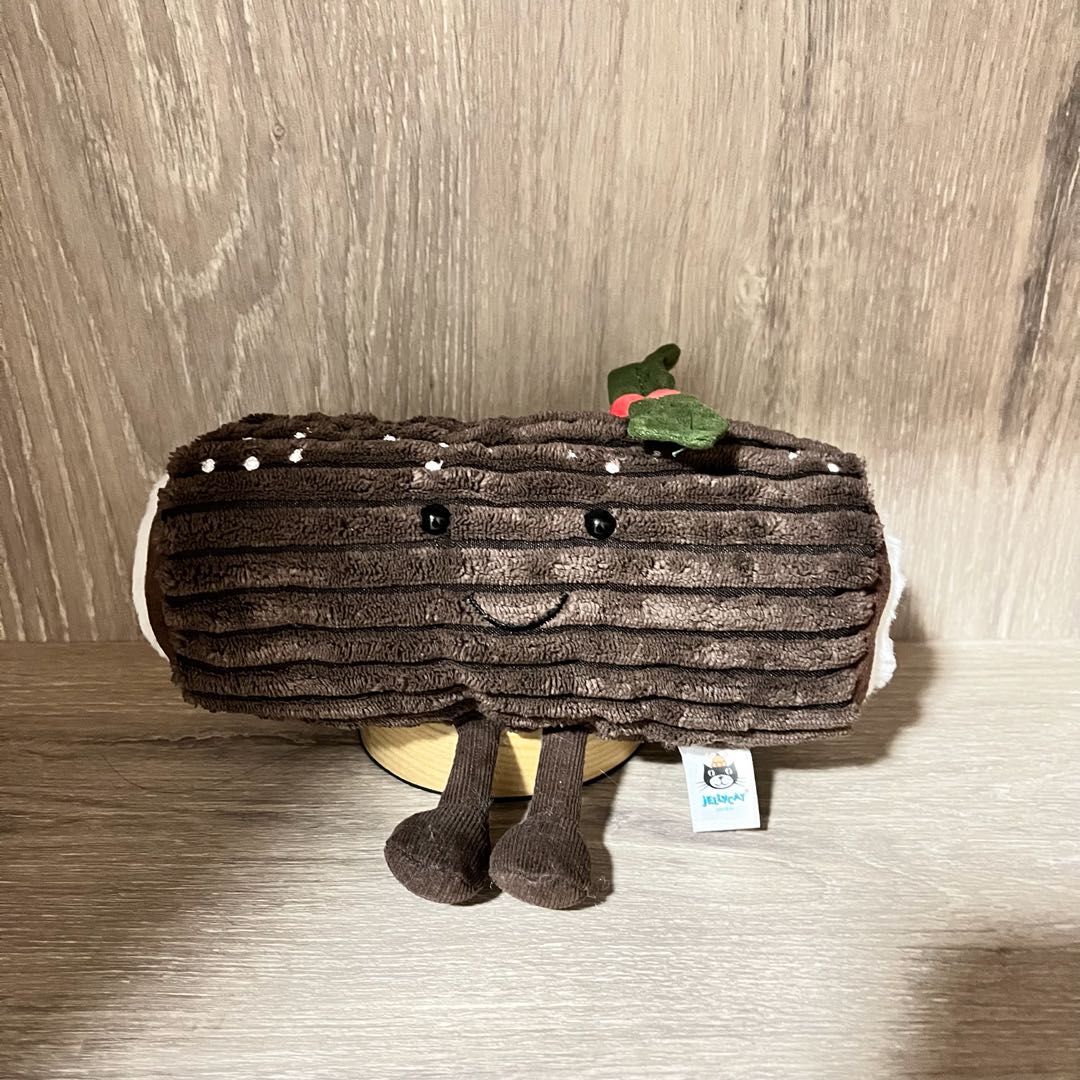 Jellycat Amuseable Yule Log, Hobbies & Toys, Toys & Games on Carousell