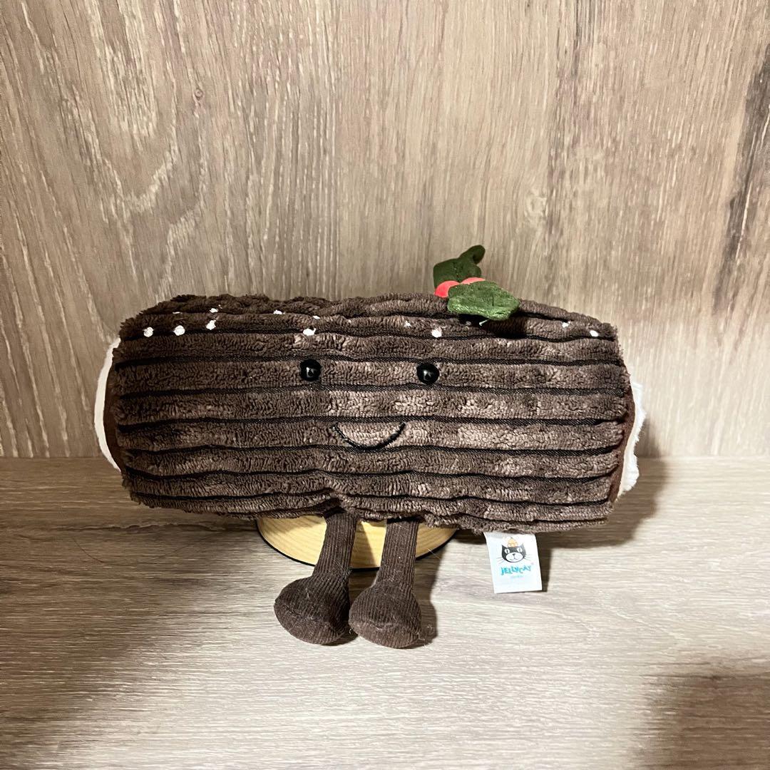 Jellycat Amuseable Yule Log, Hobbies & Toys, Toys & Games on Carousell