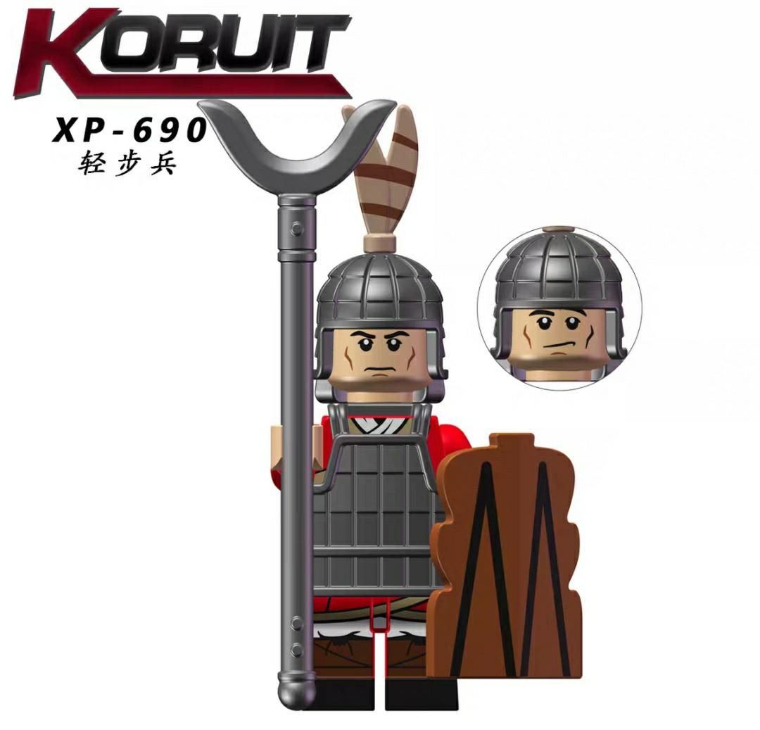 Koruit KT 1093 XP 690-695 Chu & Han County Army Minifigures (Lego ...