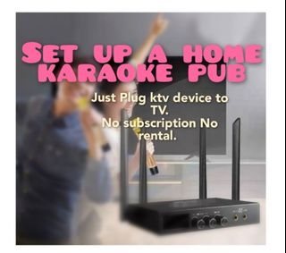 Full Complete Karaoke home device set system ktv pub jukebox, Audio ...