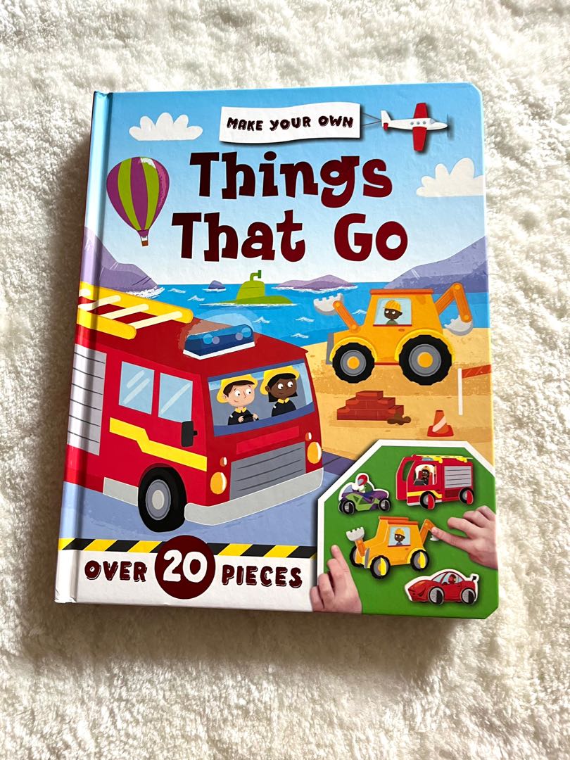 Make your own: Things that go! Interactive Board book, Hobbies & Toys ...